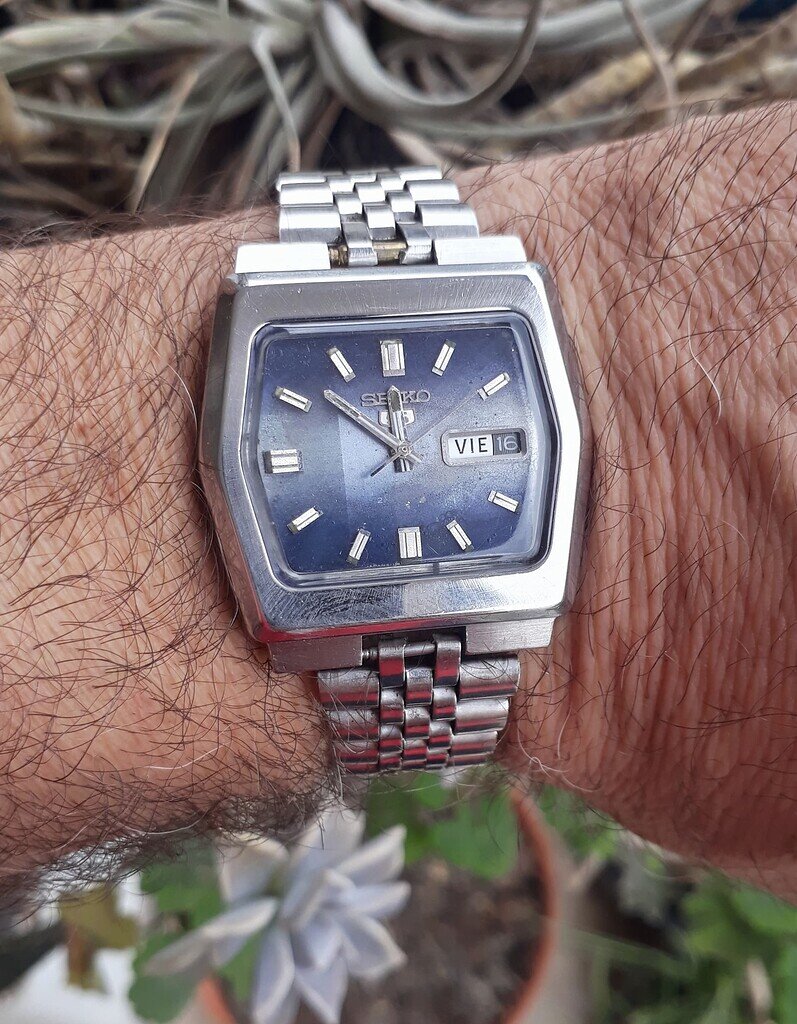 Seiko 5 TV movimiento 6119 año 1975 - Hablemos de Relojes - HdR