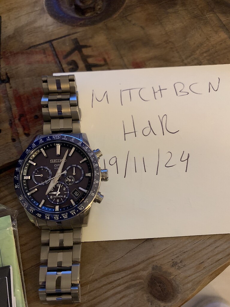 VENDIDO : Seiko Astron GPS Titanium , ceramico - Mercado de relojes - HdR