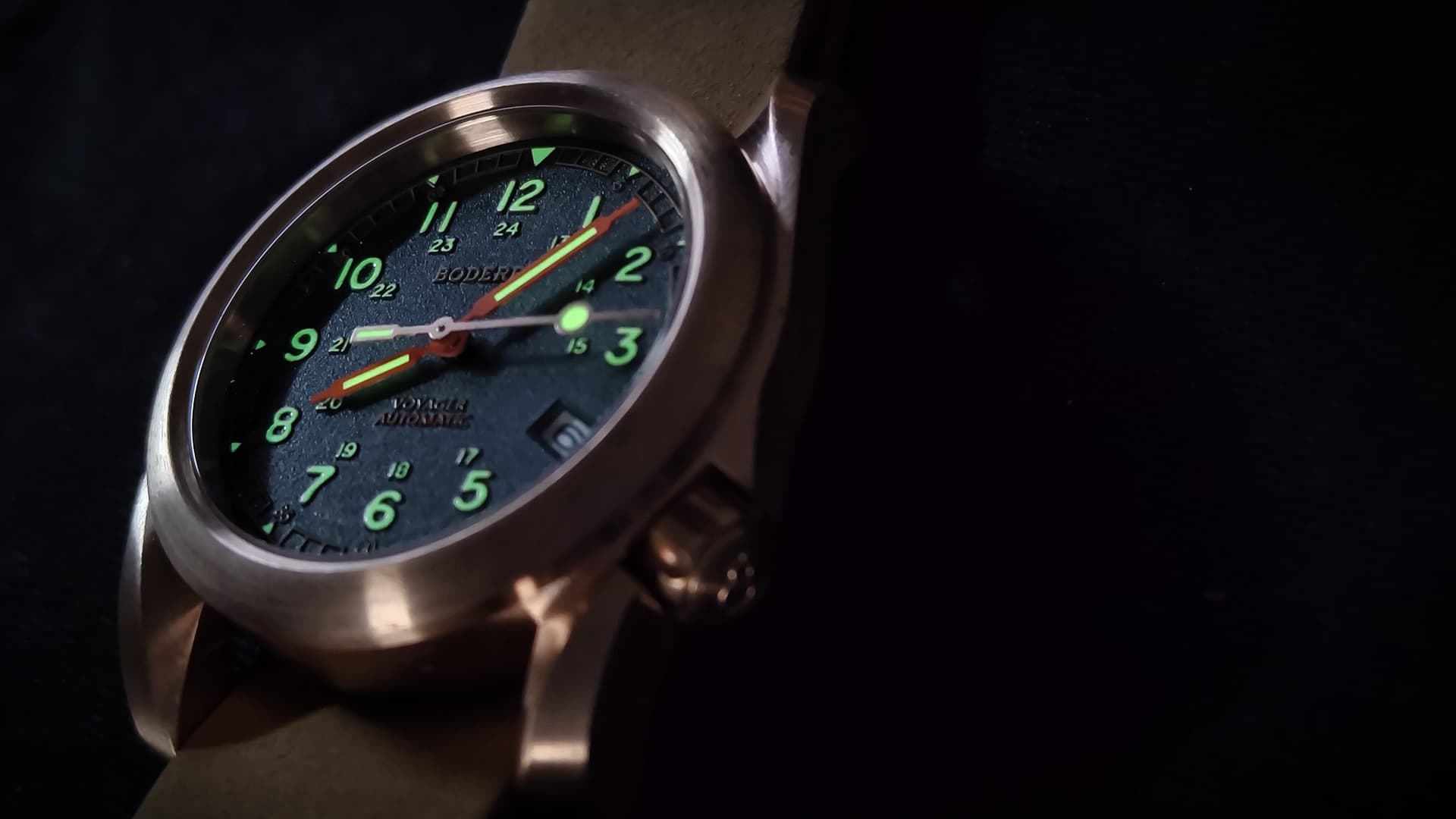 Boderry Voyager Bronze. Presentación - Relojería HdR - HdR