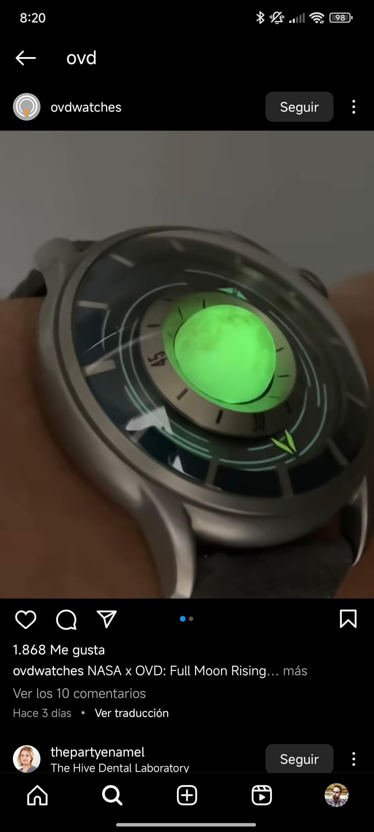 Nasa OVD: Full Moon Rising - Hablemos de Relojes - HdR